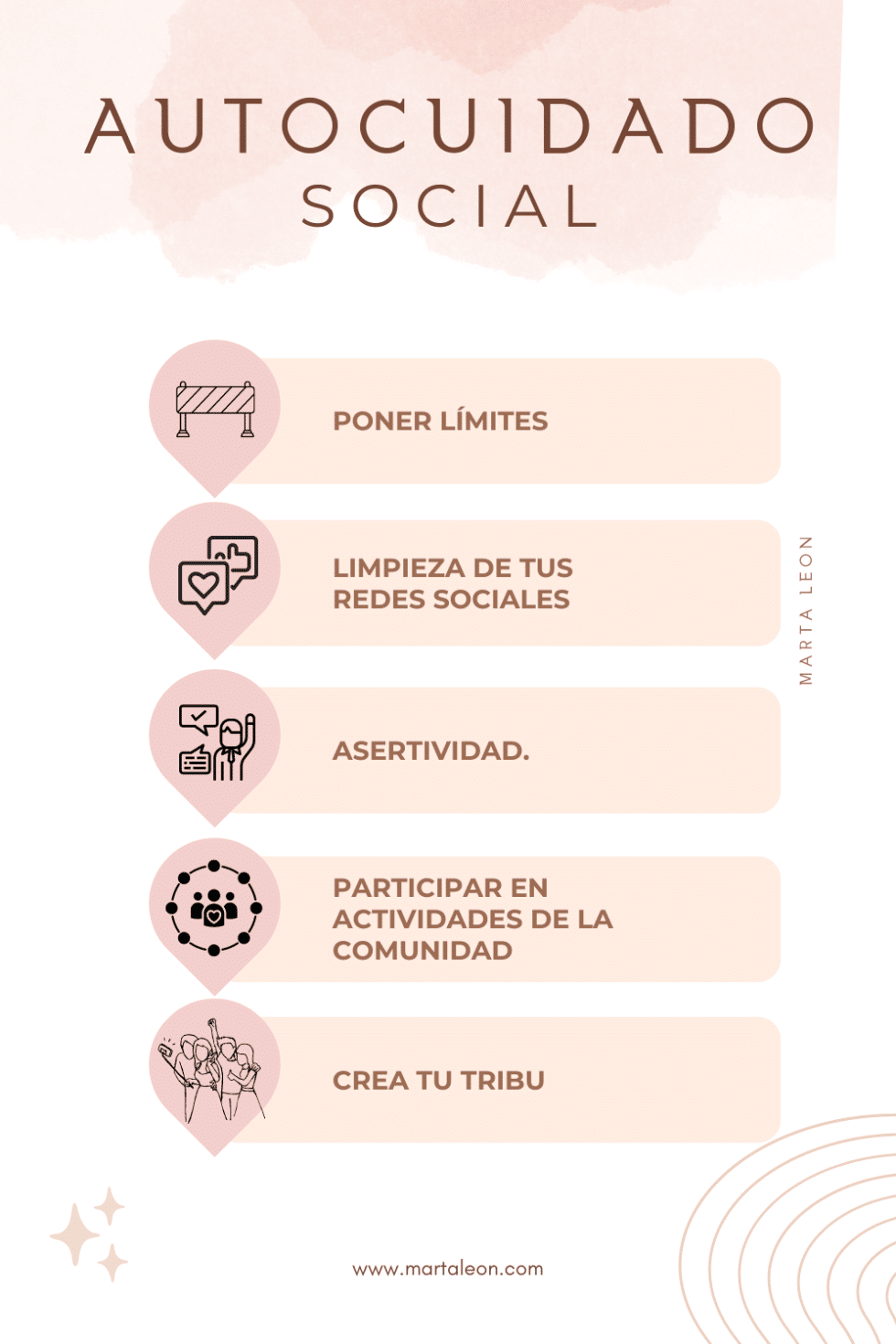 Autocuidado social - Marta León